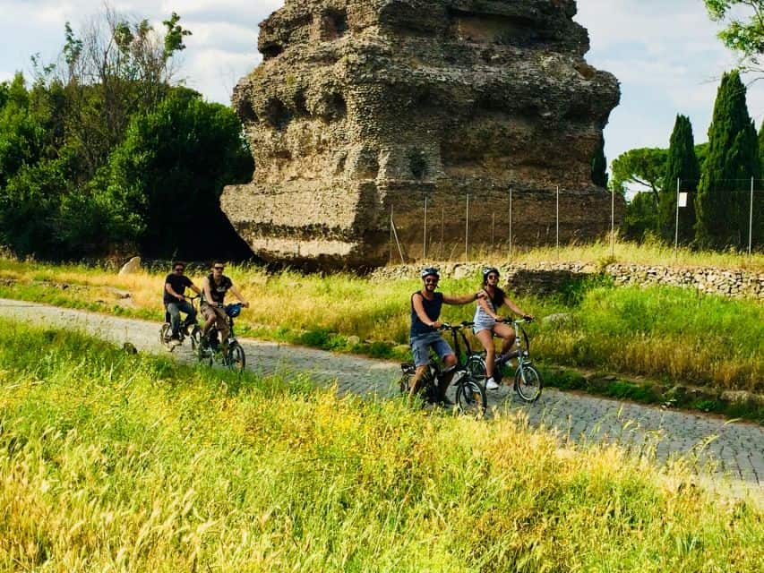 סיורי אופניים רומא דרך ויה אפיה (Appian Way) | טיול אופניים רומא